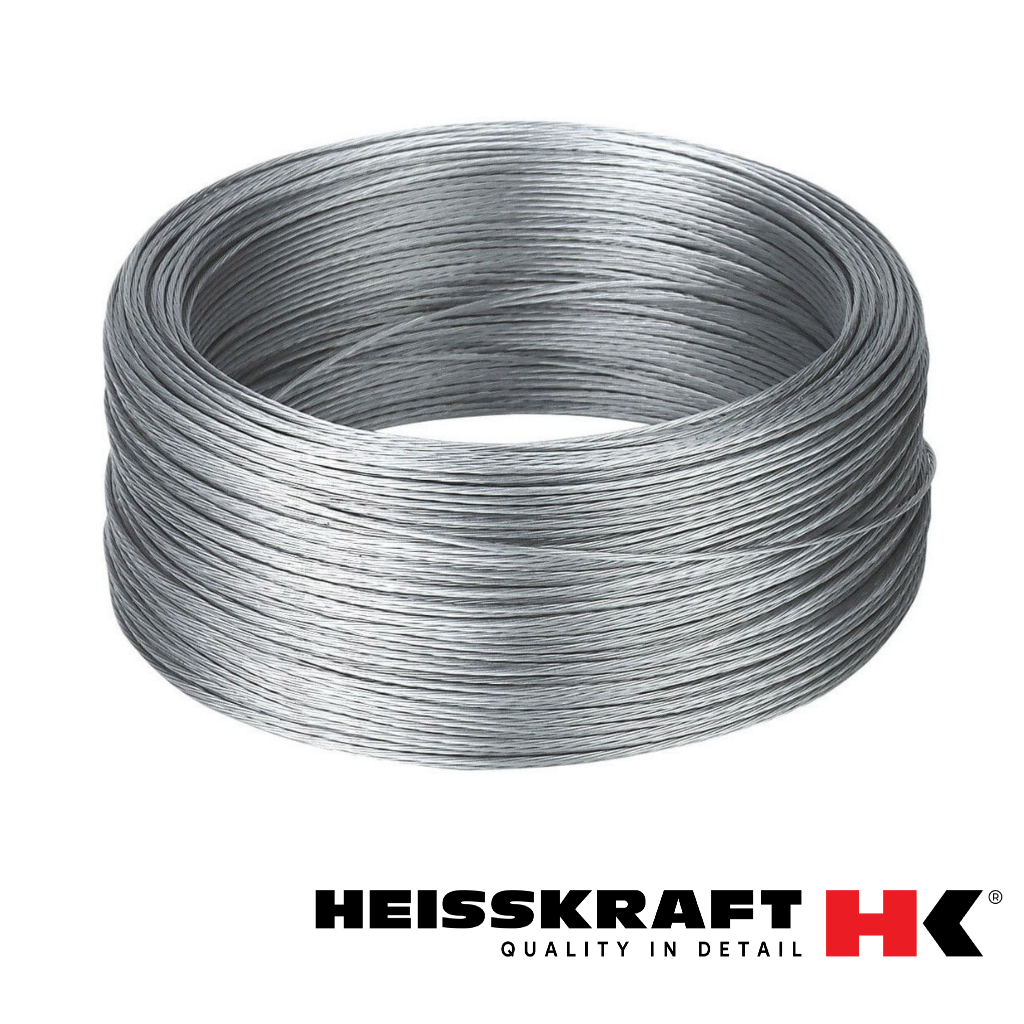 Трос из нержавеющей стали Heisskraft 5.0 мм, для скважинных насосов, бухта 250 м.