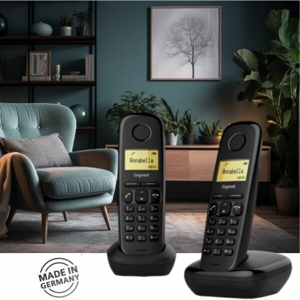 Радиотелефон Gigaset A170 DUO Black