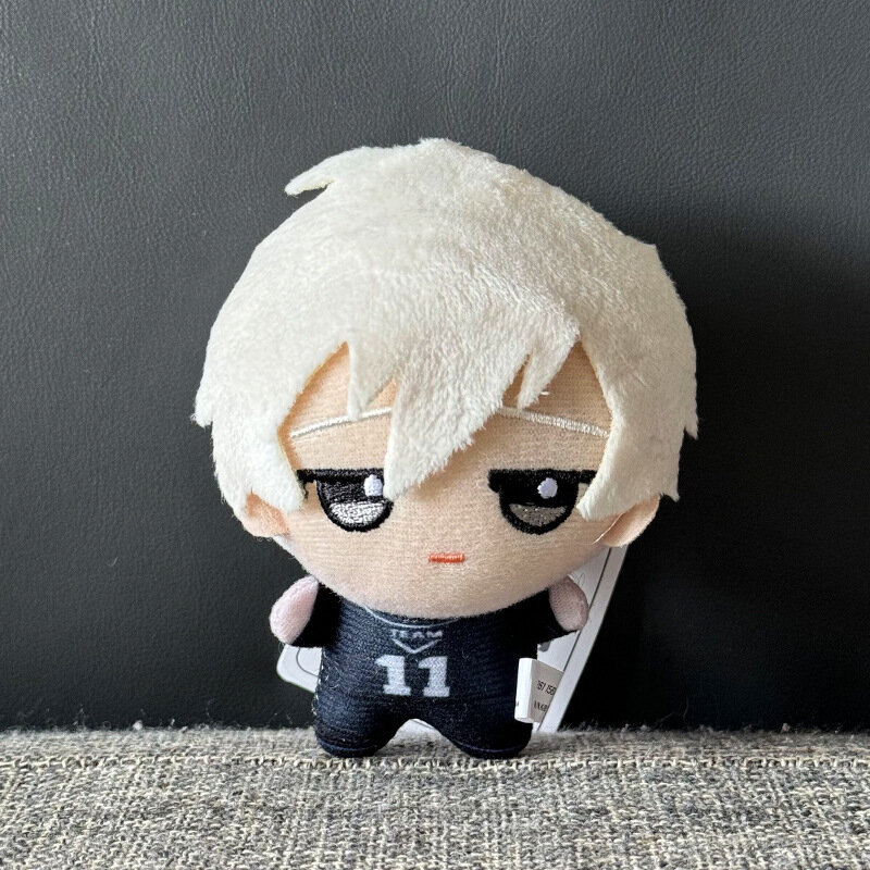 10 см синий плюшевый брелок-замок с подвеской, мягкая кукла, косплей, аксессуар, подушка, украшение для сумок и ключей