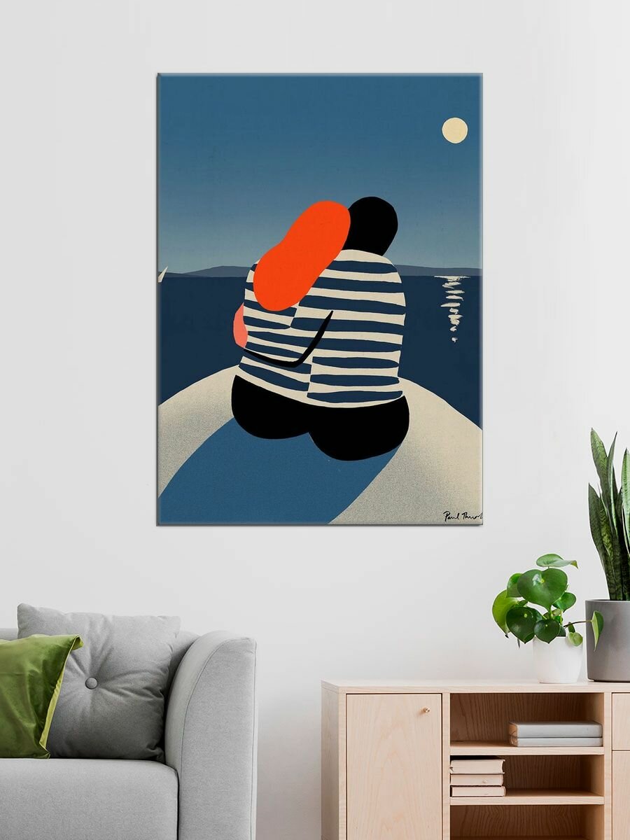 Картина на стену "Море зарисовки", 50х70 см