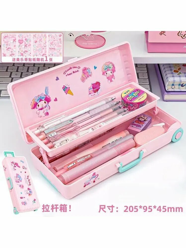 Пенал Kuromi, Hello Kitty, Cinnamoroll