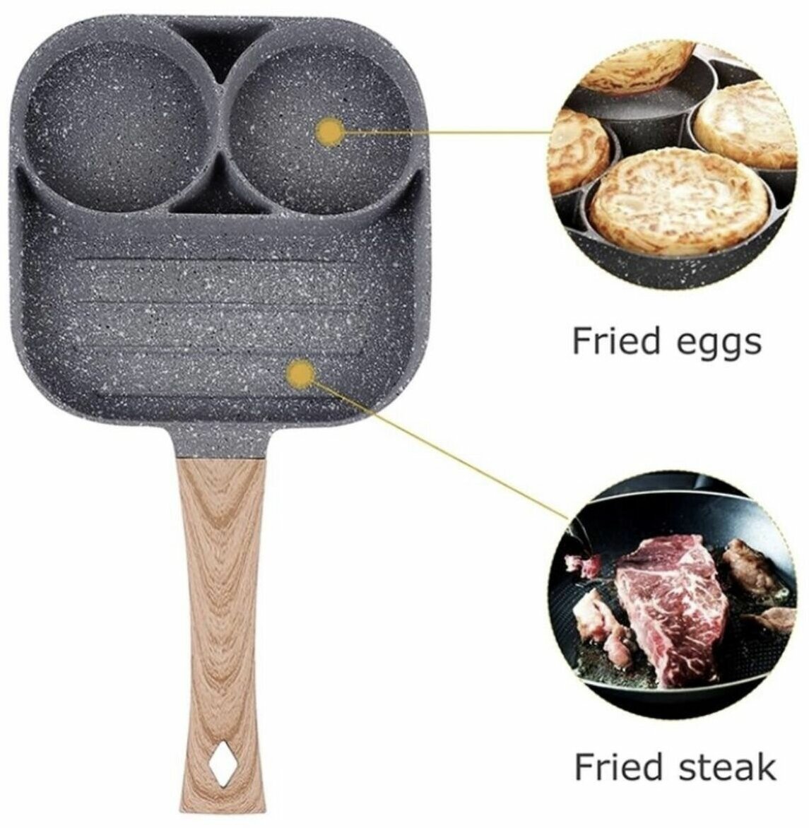 Msk-shop Сковорода , 10.5 см, с фиксированной ручкой