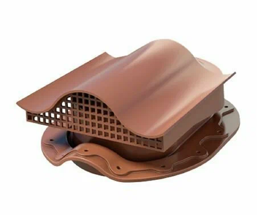 Вентиль кровельный Технониколь Skat Monterey, для металлочерепицы, коричневый