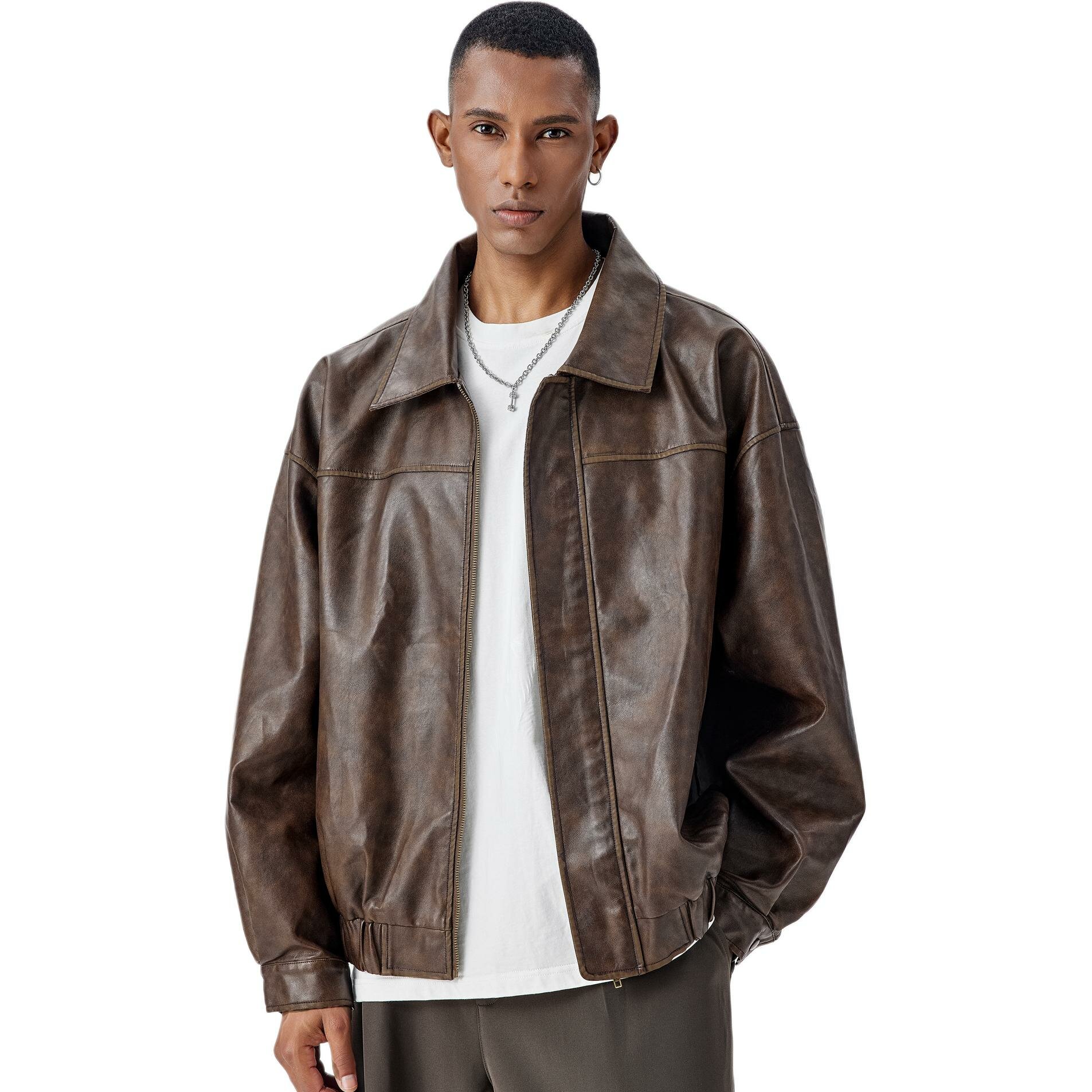 Куртка кожаная