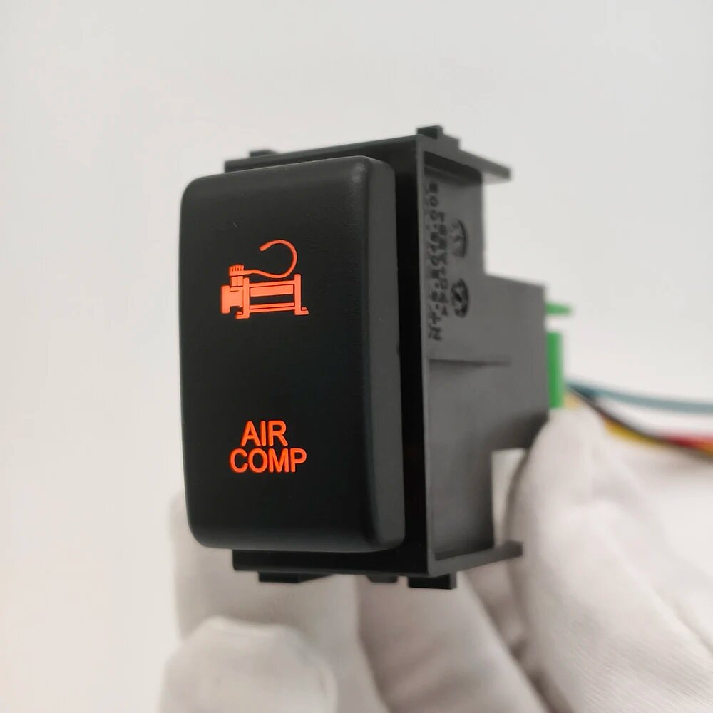 Автомобильный светодиодный переключатель передних противотуманных фар, кнопка заднего противотуманной фары с проводом для Nissan Qashqai Tiida X-TRAIL Patrol Y62 2008-2015, Air Comp