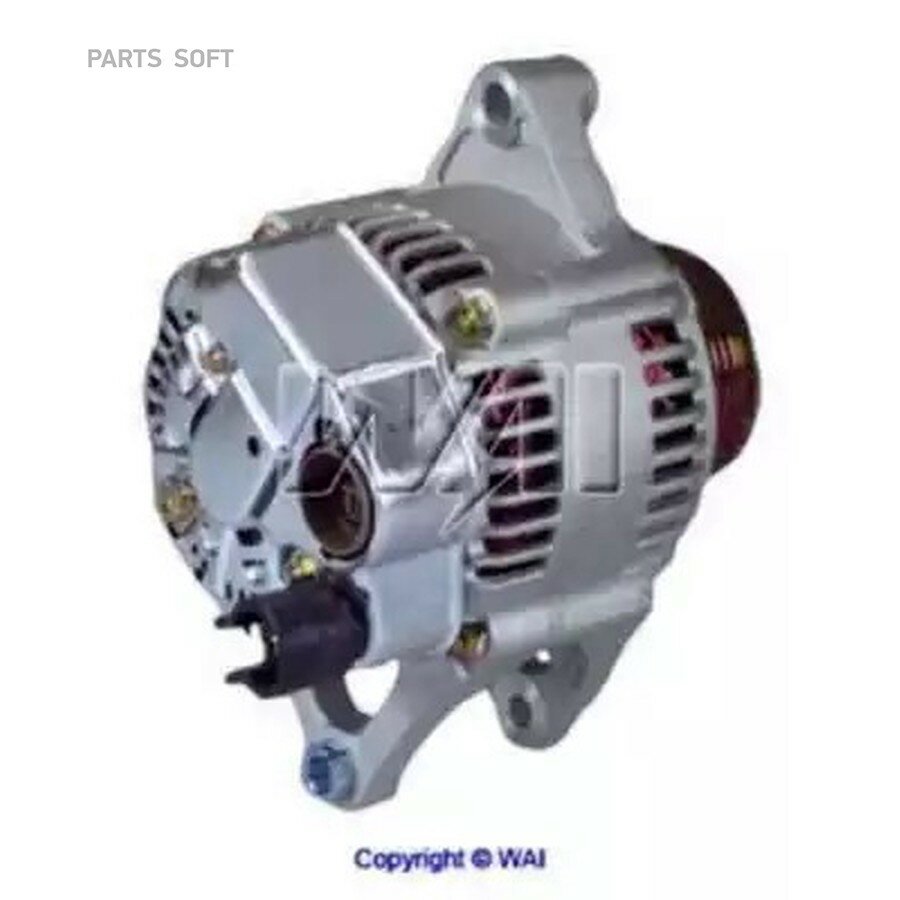 Генератор (новый) Chrysler Town & Country Van 3.3L 3.8L (2000-96) Dodge Caravan 2.4L 3.0L 3.3L от официального дистрибьютора, WAI, артикул 13593N