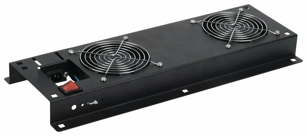 Панель вентиляторная ITK (FM05-21M) 2 вент. черный (упак:1шт)