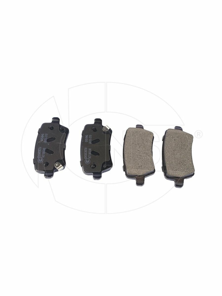 Колодки тормозные дисковые задние NSP NSPRS7N92 для CHERY Tiggo 4, EXEED TXL, JETOUR Dashing