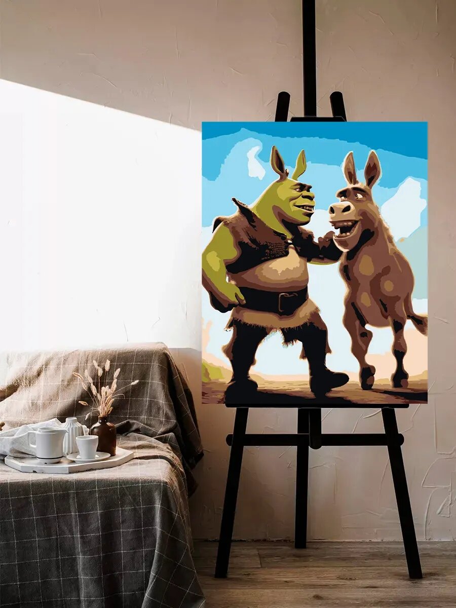 Картина по номерам Шрек