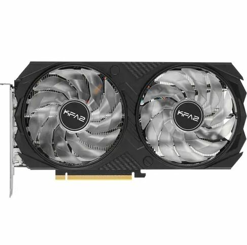 Видеокарта KFA2 GeForce RTX 4060 Ti X Black (46ISL8MD8AEK) - PCI-E 4.0 x16, 8 ГБ, 128 бит, DisplayPort x3, HDMI x1, GPU 2310 МГц