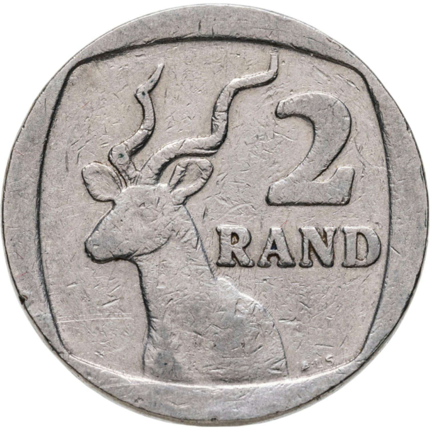 ЮАР 2 ранда рэнда, rand 1991, Медь, в сохранности VF