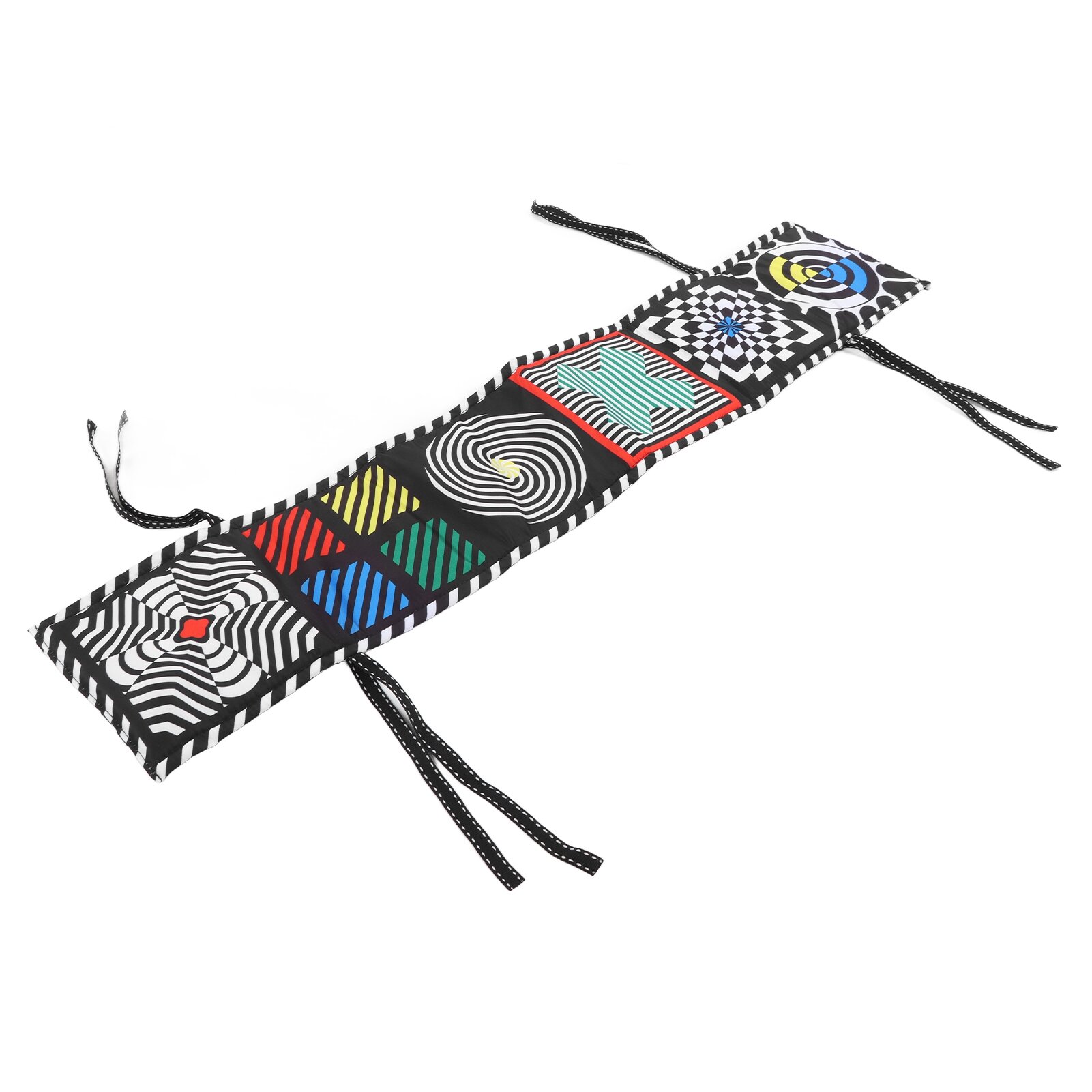 Книжка для младенцев с высококонтрастными изображениями и зеркалом для зрительного развития с 0 до 3 лет