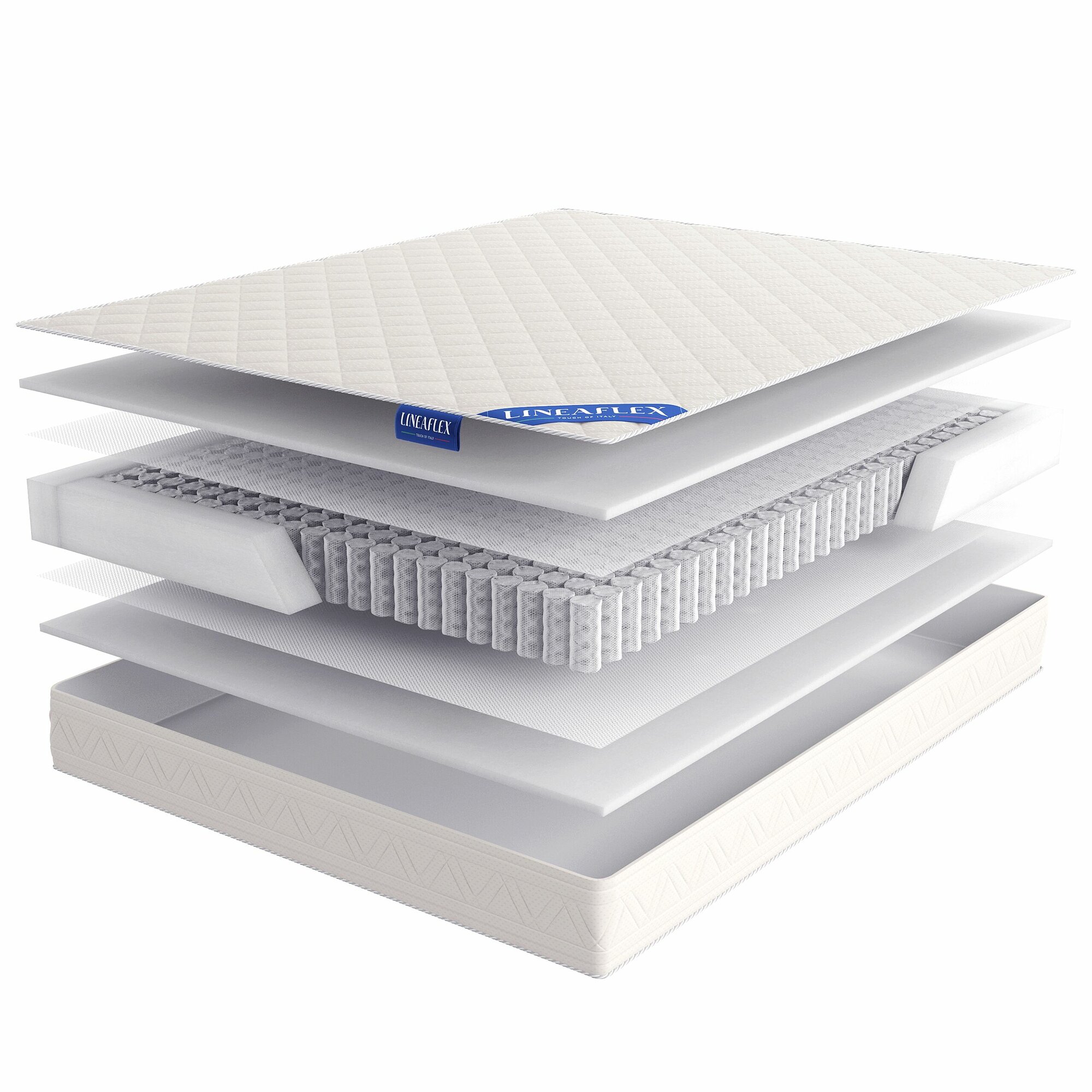 Матрас Lineaflex Aventa 180х200 серии Flex&Roll высота 19 см анатомический средней жесткости Независимые пружины