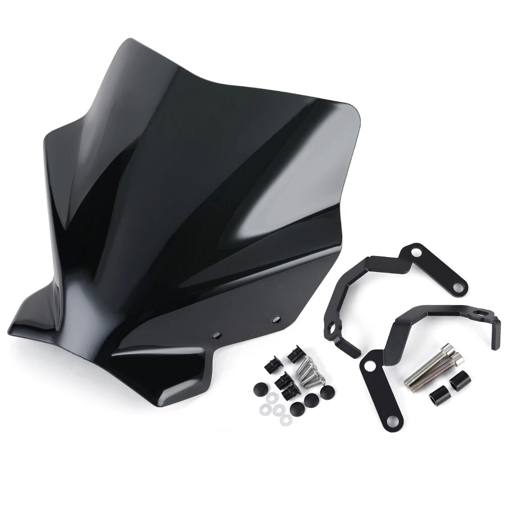 Переднее лобовое стекло для Ducati 821 1200 1200 S 1200R 2014-2020 Monster 797 2017 2018 2019 2020 ветровое стекло мотоцикла ветровой дефлектор, Черный