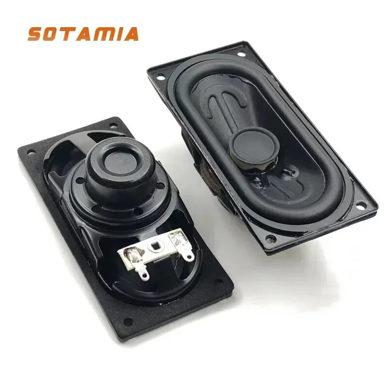 SOTAMIA 2 шт. прямоугольные динамики 4 Ом 10 Вт