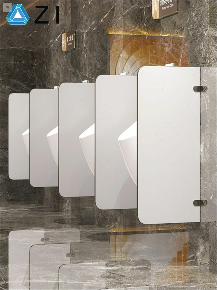 Перегородка для писсуара Настенное крепление Туалетная перегородкаперегородка 40X90cm