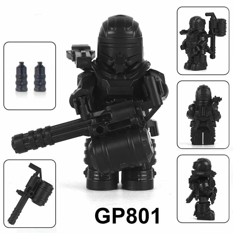 Пубг Игра за мир Минифигурки блоки / Силовой мех