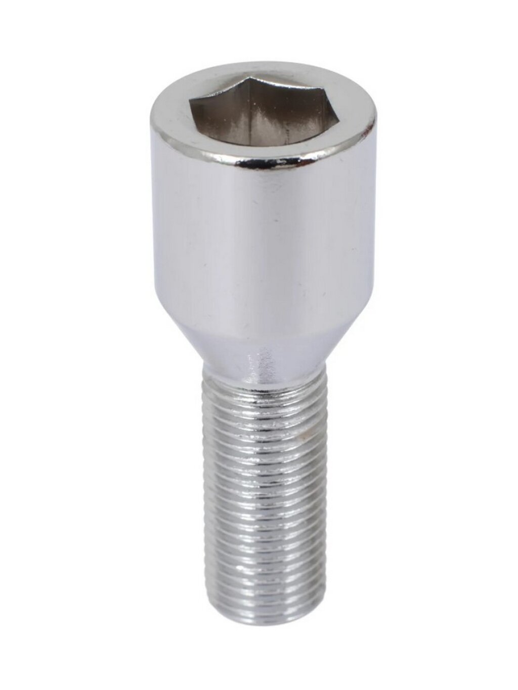 Болт колесный M12х28х1,5 (конус, внутр. шестигранник)