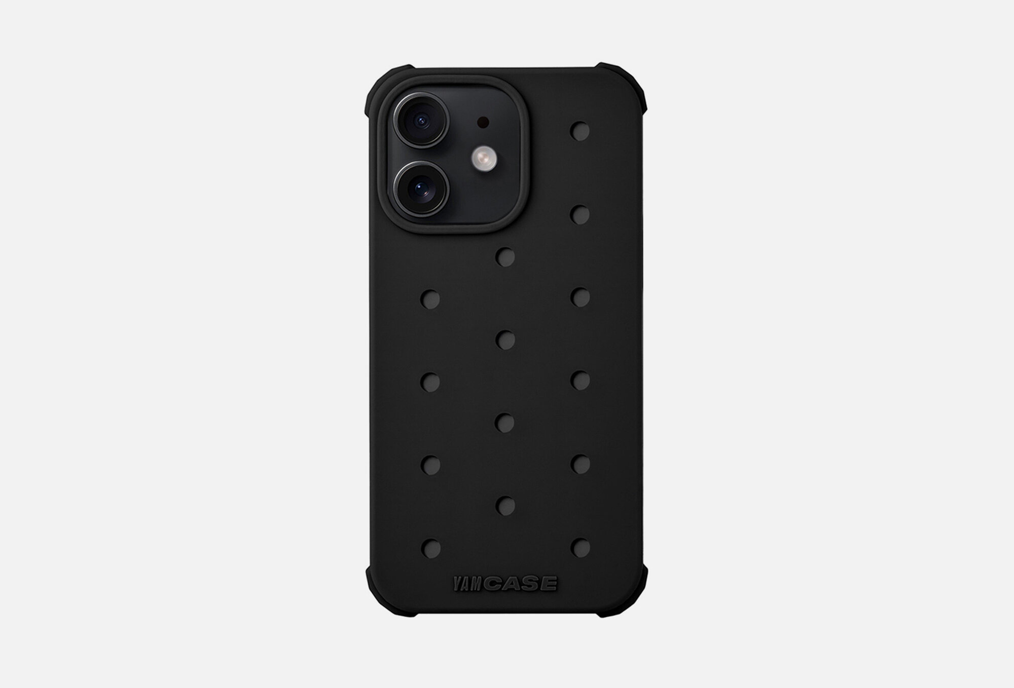 Чехол для телефона YAMCASE iPhone 12 Jibbitz Черный