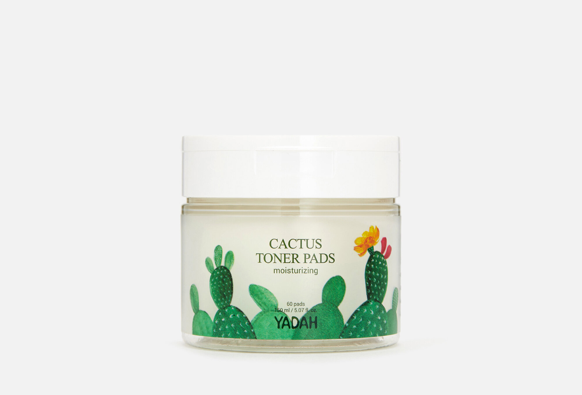 Увлажняющие диски для лица YADAH CACTUS TONER PADS
