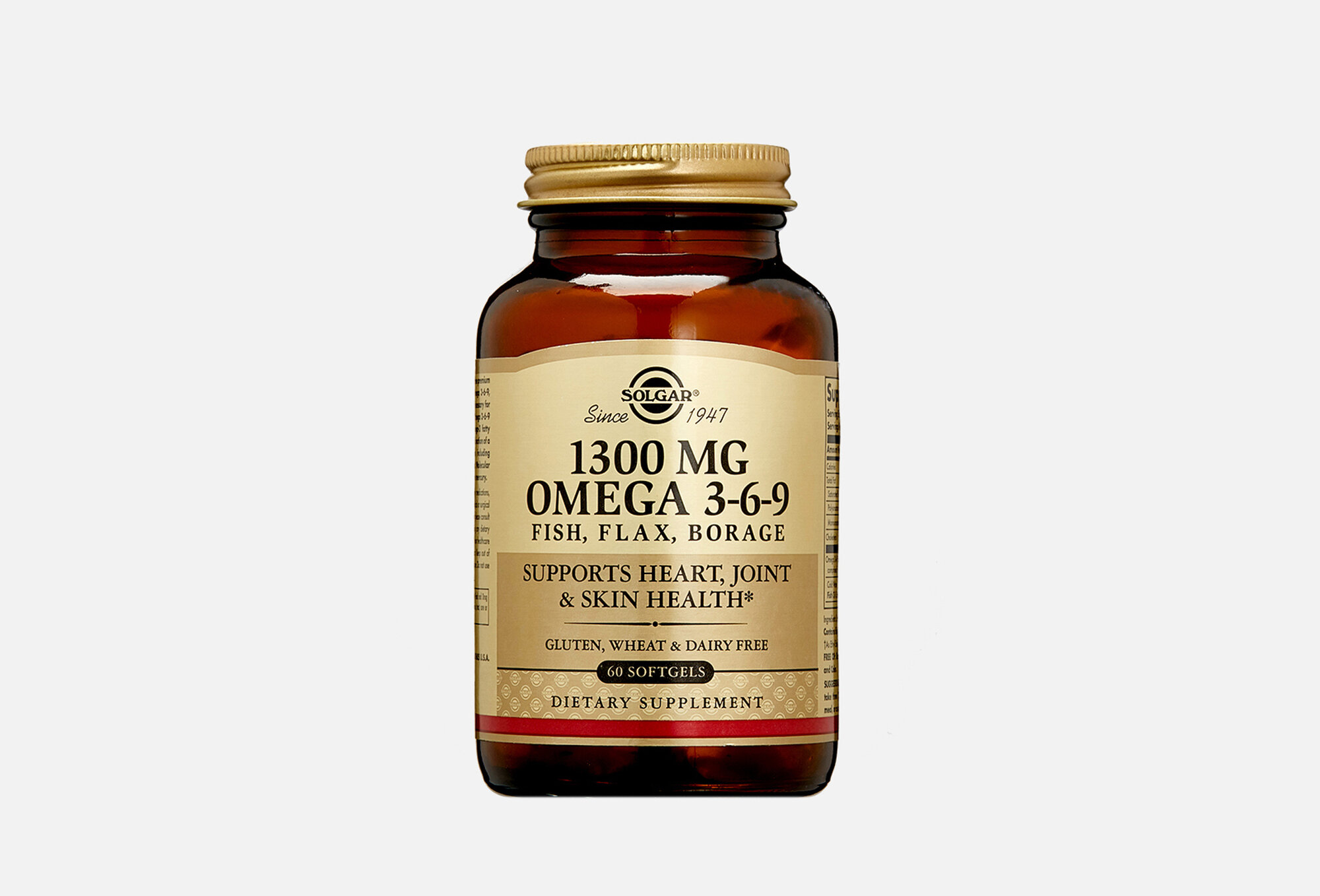 Омега 3-6-9 SOLGAR Omega 3-6-9 1300 мг в капсулах