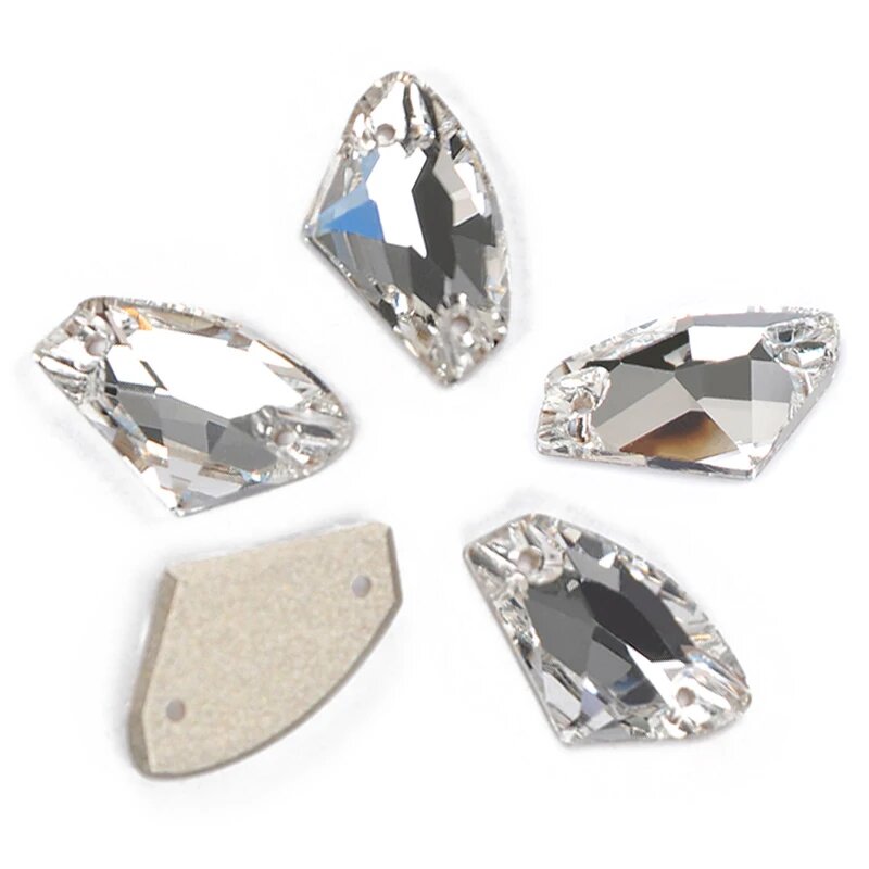 Стразы Pubrilex серебряные хрустальные Crystal Clear