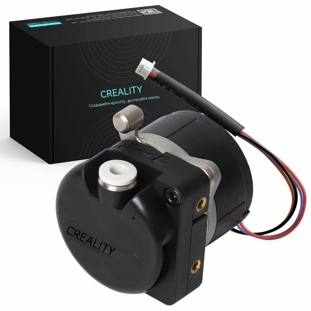 Экструдер Creality K1/K1 Max/K1C с мотором, официально обновленный комплект механизма экструзии K1, экструдер с прямым приводом, двухшестеренчатая подача, плавная подача, высокоскоростная печать для K1 SE/Ender 3 V3 Plus