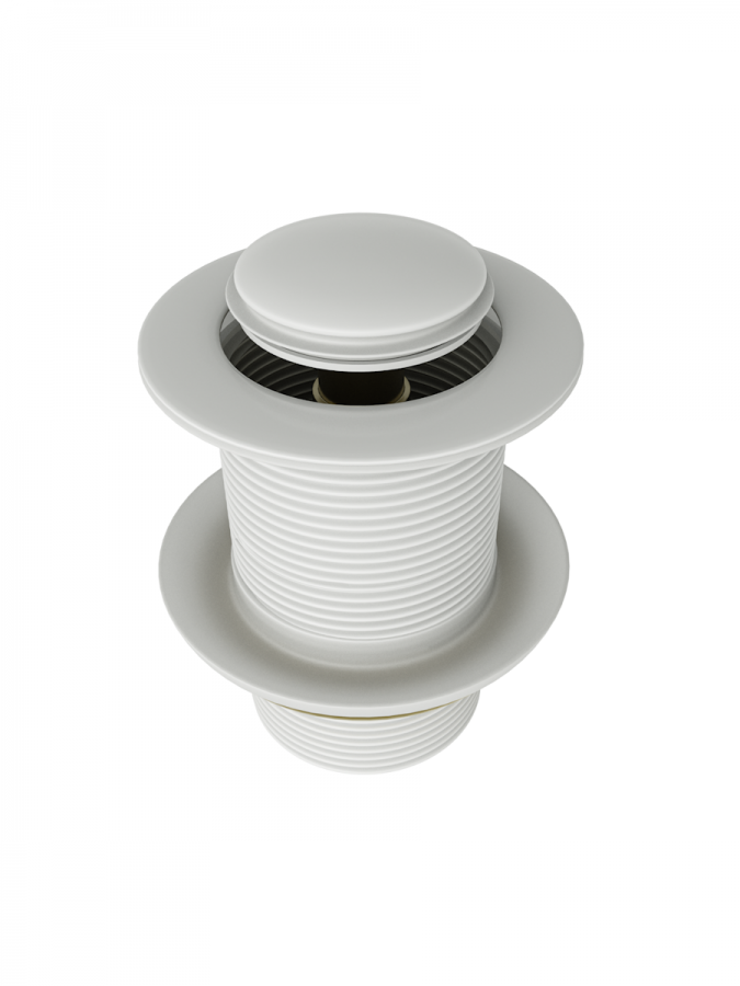 Донный клапан для раковины без перелива Teymi Ritta белый матовый T140126