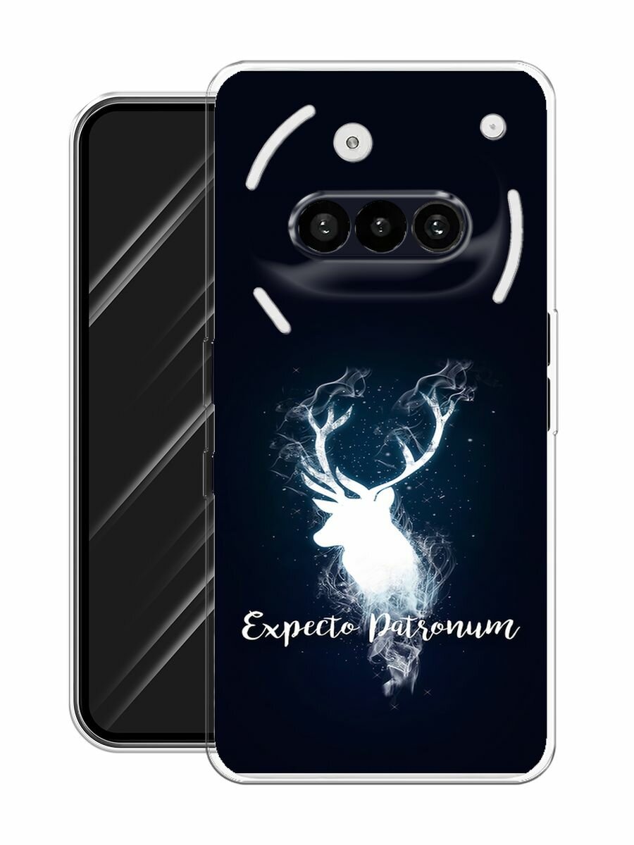 Чехол на Nothing Phone 3a / Нотинг Фон 3а с принтом Expecto Patronum — фото 1
