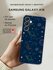 Чехол на Samsung Galaxy A16 / Самсунг А16 с принтом "Темно-синий космос"