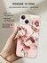 Чехол на Apple iPhone 13 mini / Айфон 13 мини с принтом "Акварельные бутоны", пр...