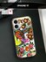 Чехол на Apple iPhone 17 / Айфон 17 с принтом "Дракон в цветах"