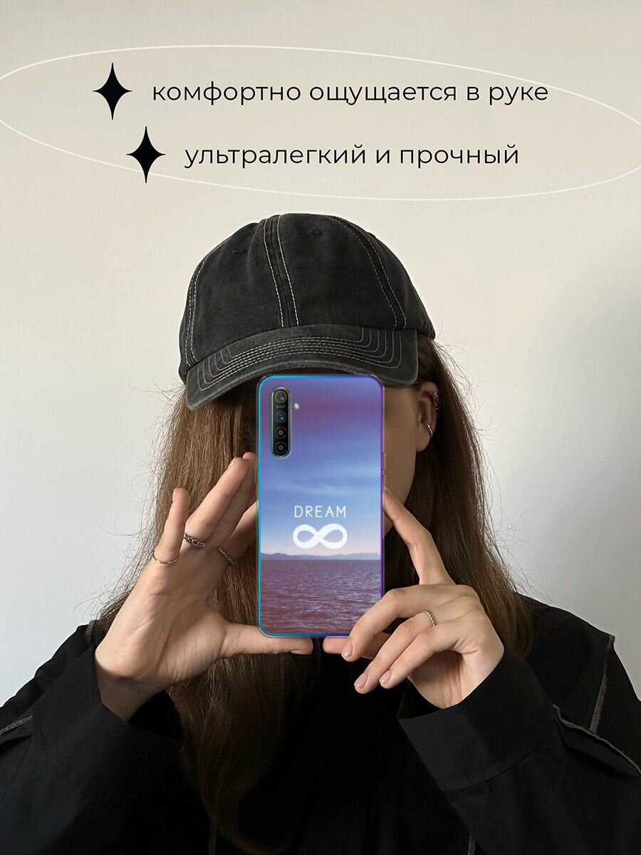 Чехол на Realme XT / Реалми XT с принтом "Dream бесконечность" — фото 1