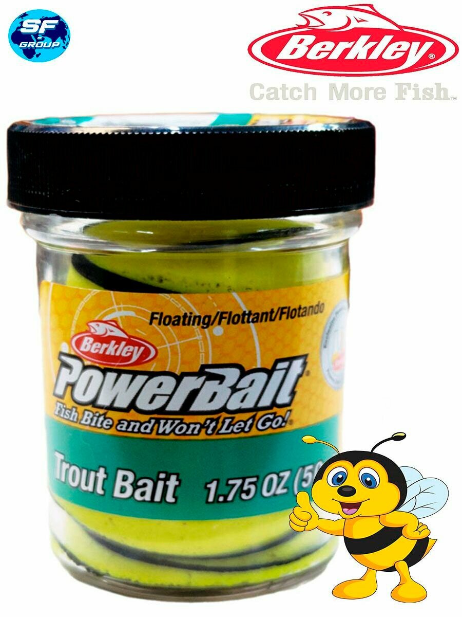 Паста Berkley PowerBait Trout Bait Bumblebee 50g
