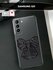 Чехол на Samsung Galaxy S21 / Самсунг Галакси S21 с принтом "Черный сетчатый бан...