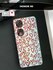 Чехол на Honor 90 / Хонор 90 с принтом "Легкие бордовые сердечки"