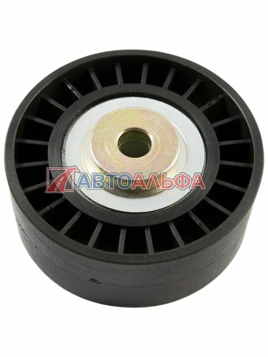 Ролик направляющий КАМАЗ Евро-3 без буртика (пластиковый)