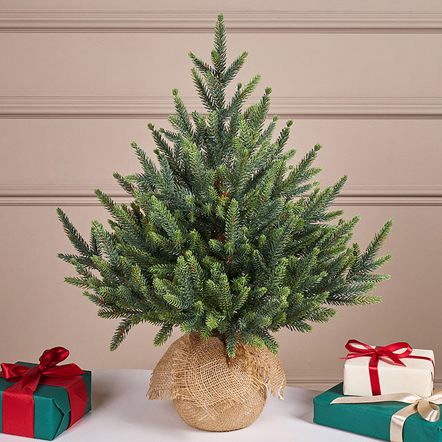 Елка настольная в мешочке Королевская 60 см, литая 100%, Triumph Tree, 72266