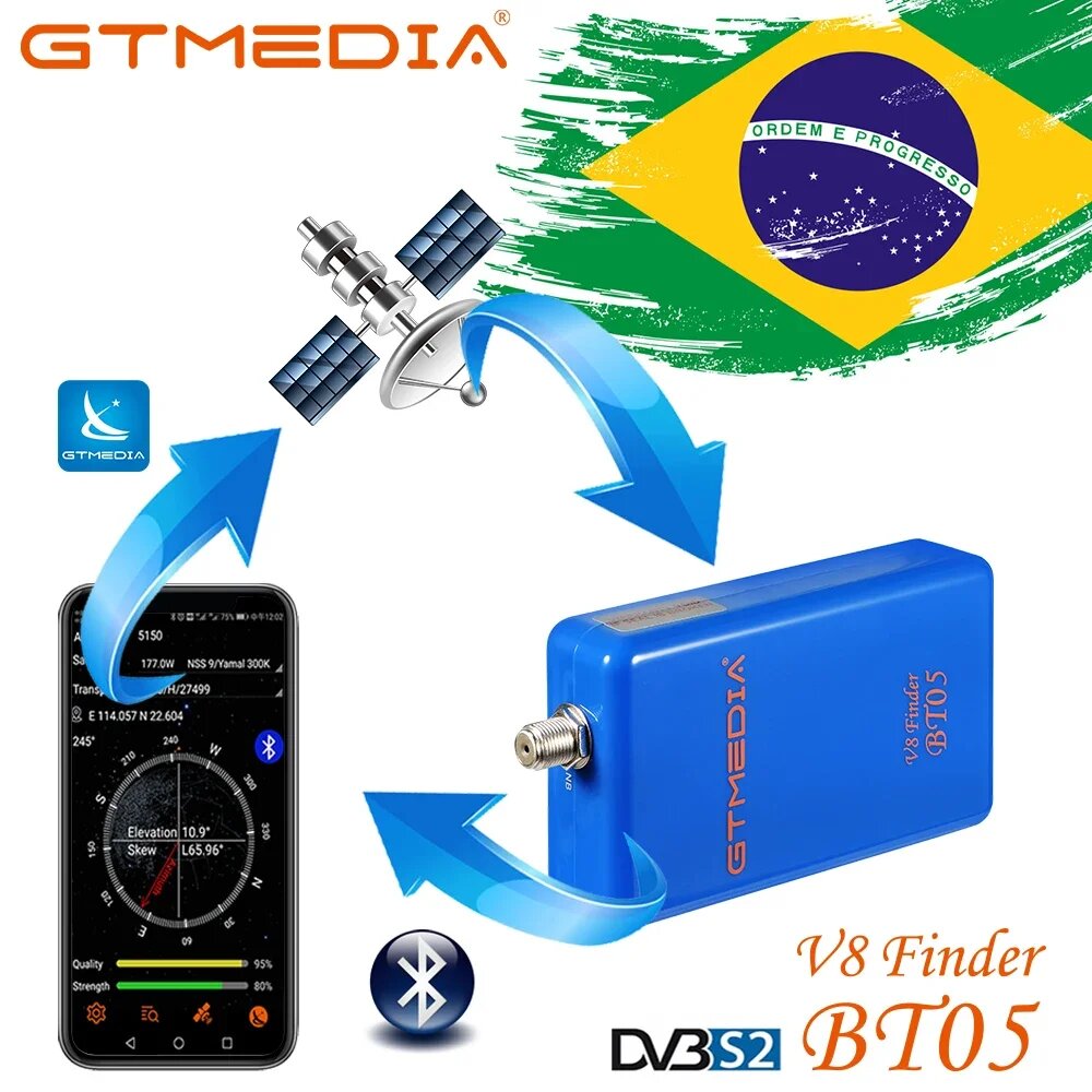 GTMEDIA V8 Sat Finder BT05