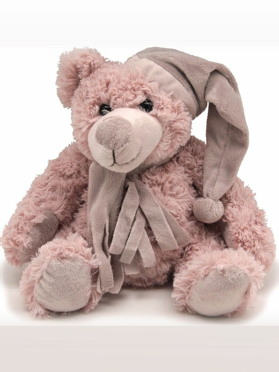 Мягкая игрушка Magic Bear Toys Мишка Дилан в шапке и шарфе 20 см
