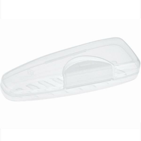 Футляр для бритвы ВМС прозрачный, пластик, 35х16х6 см