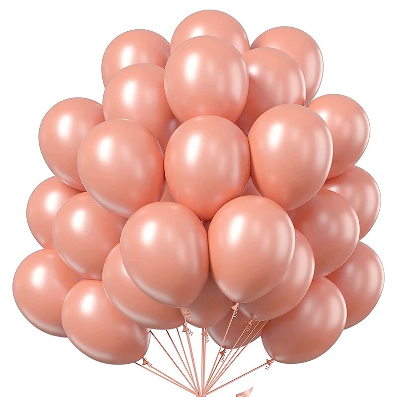 Латексные воздушные шары Globos пастельных цветов Розовый, rosegold, 12 дюймов, 20pcs