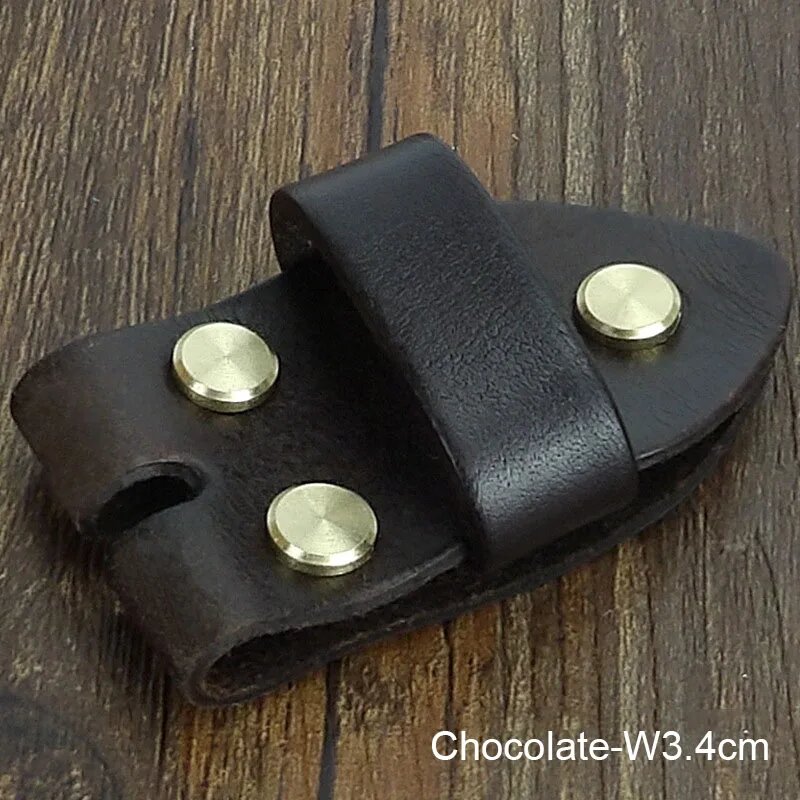 Кожаная пряжка для ремня Rivet-Steel Silver, H