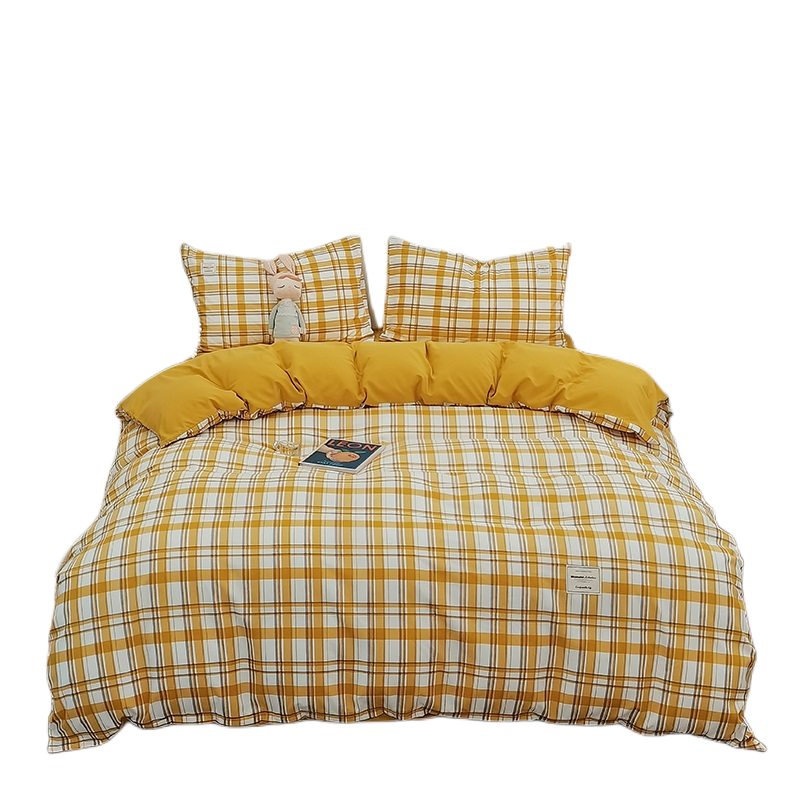 Наборы постельного белья SASSENSI одноразовые, цвет: mango checkered