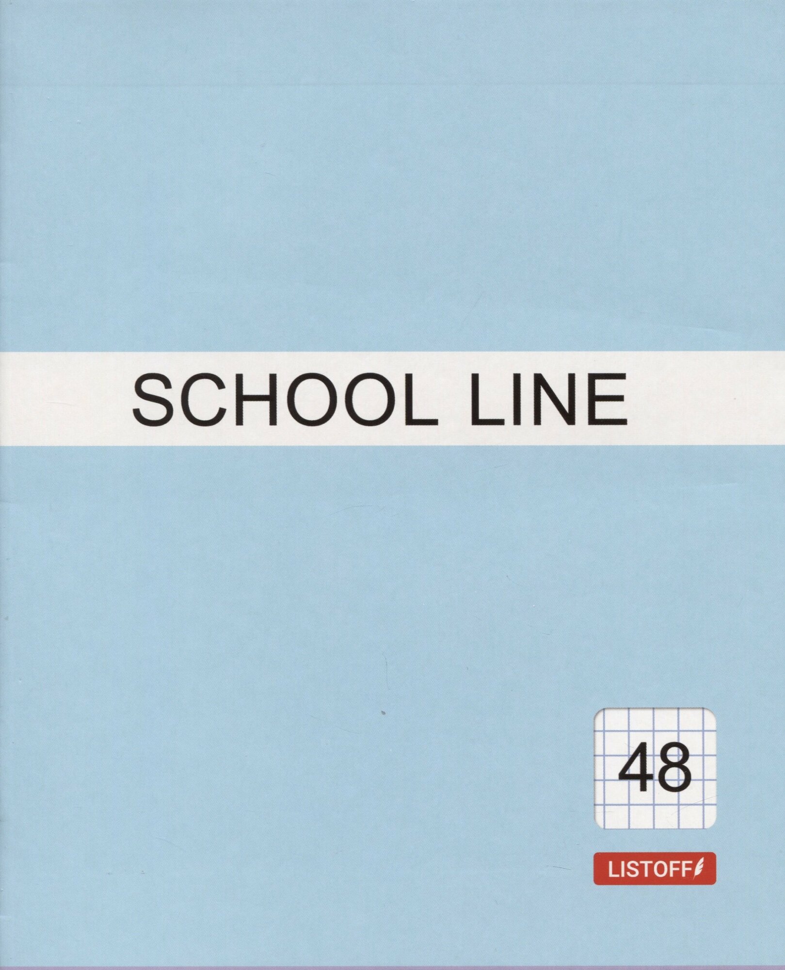 Тетрадь общая «Basic line», 48 листов в клетку, A5, в ассортименте - Listoff