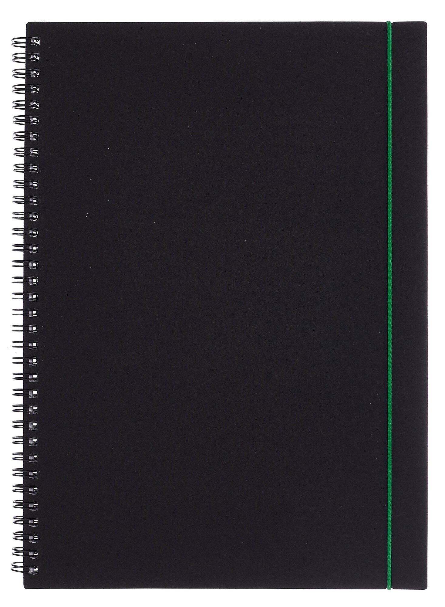 Тетрадь А4 80 листов, клетка, "Favorite Black. No 2" спираль