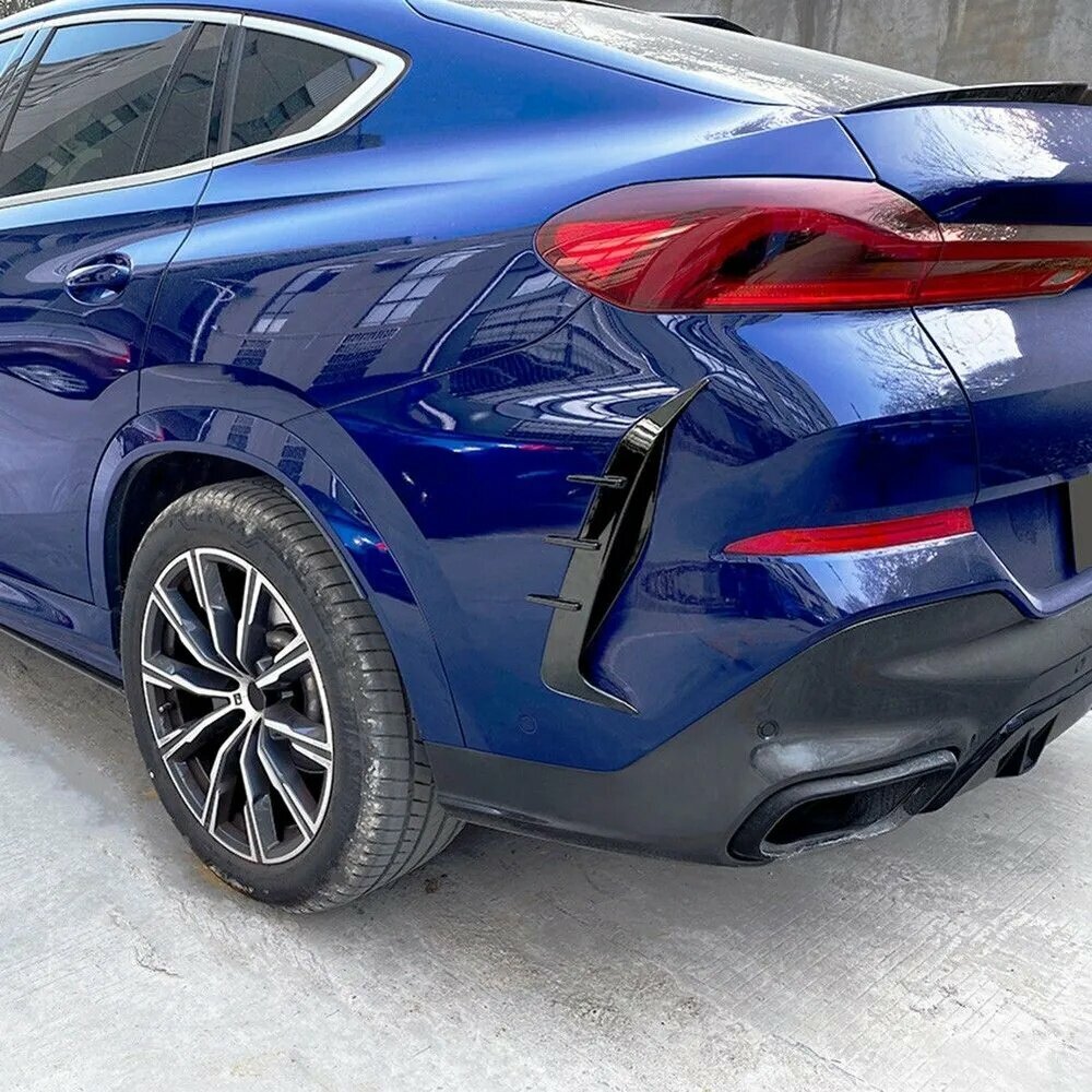Для BMW X6 G06 2019-2023 Сплиттер Заднего Бампера, Спойлер, Накладка На Вентиляционное Отверстие Canard