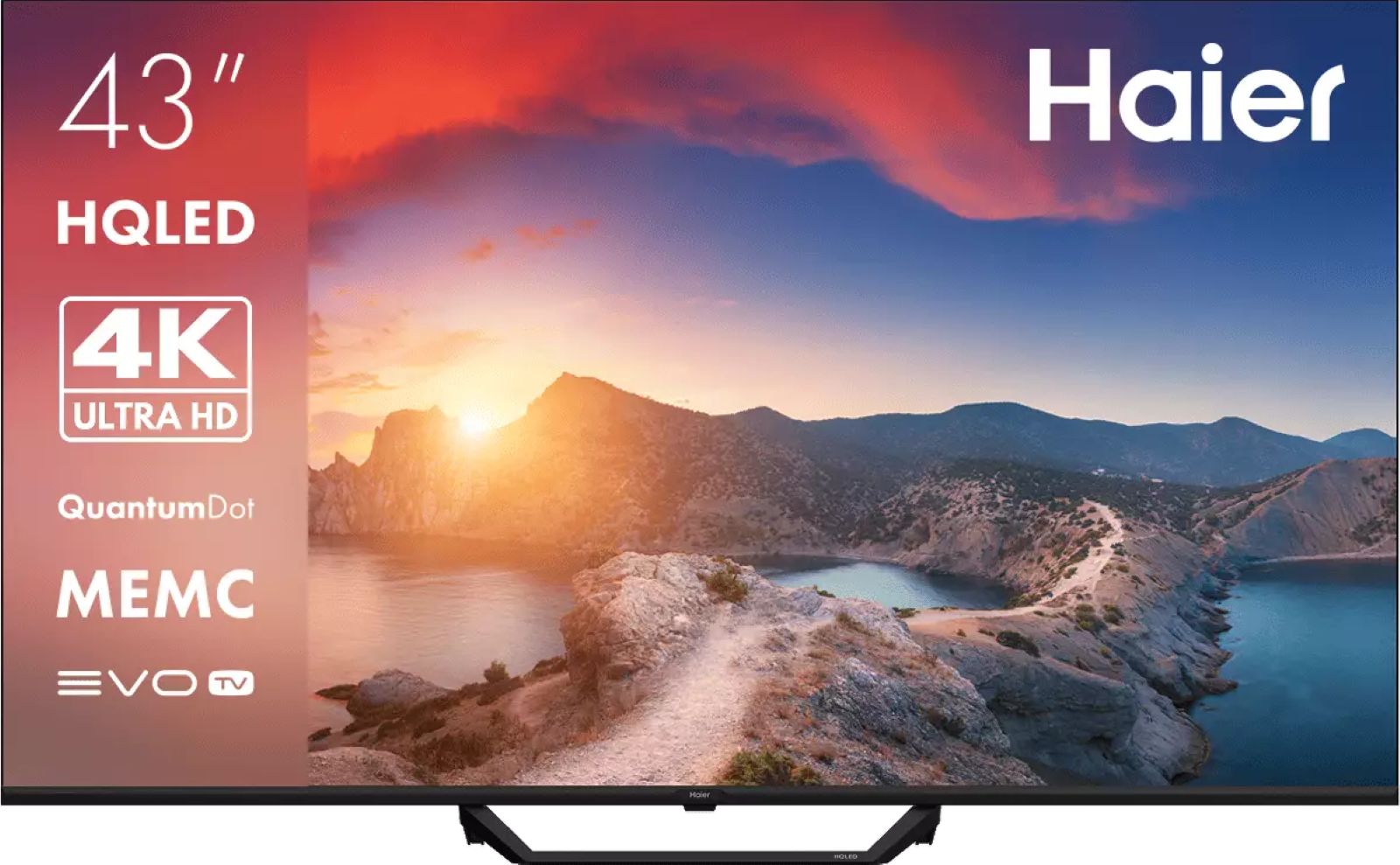 Телевизор Haier 43HQLED S2 Pro, диагональ 43", разрешение 3840x2160