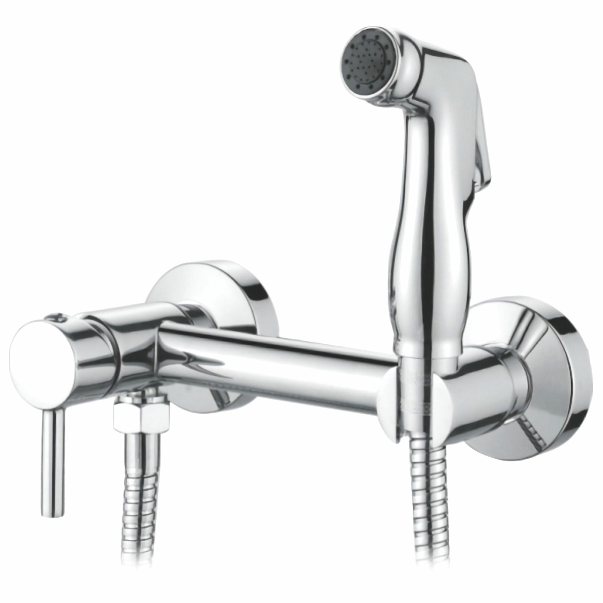 Смеситель с гигиеническим душем LEDEME L5398-6, однорычажный, хром