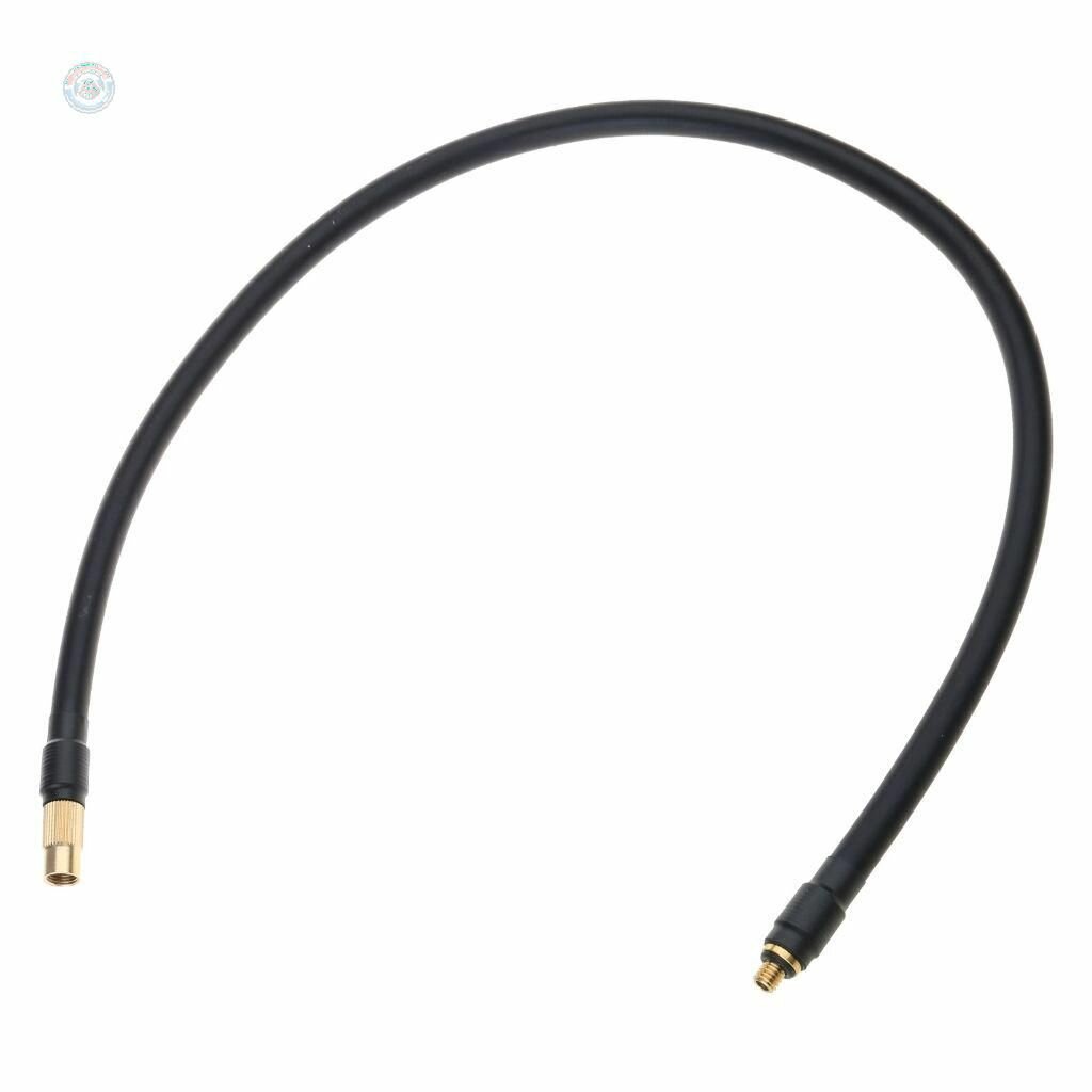 Шланг компрессора для подкачки шин автомобиля и велосипеда, износостойкий резиновый удлинитель с медным соединением